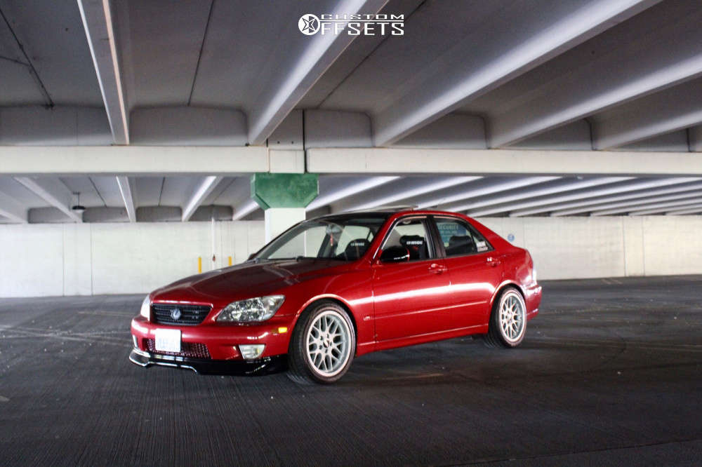 2003 Lexus IS300 Wheel Offset Nearly Flush Coilovers | 1170147 | Custom ...