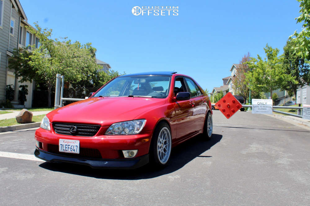 2003 Lexus IS300 Wheel Offset Nearly Flush Coilovers | 1170147 | Custom ...
