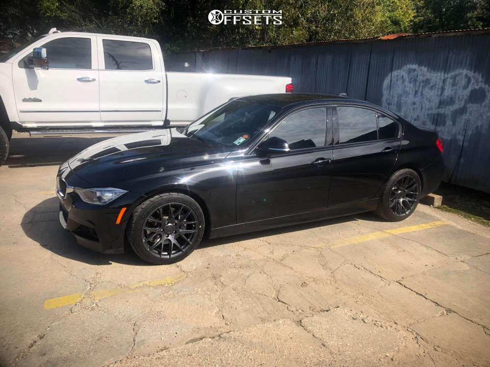 2015 BMW 335i with 18x8.5 35 ESR Sr12 and 245/35R18 Firestone Firehawk ...