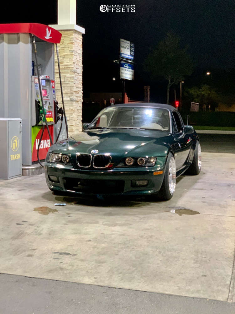 2000 BMW Z3 with 18x9.5 35 Aodhan Ds08 and 225/45R18 Federal SS595 and ...