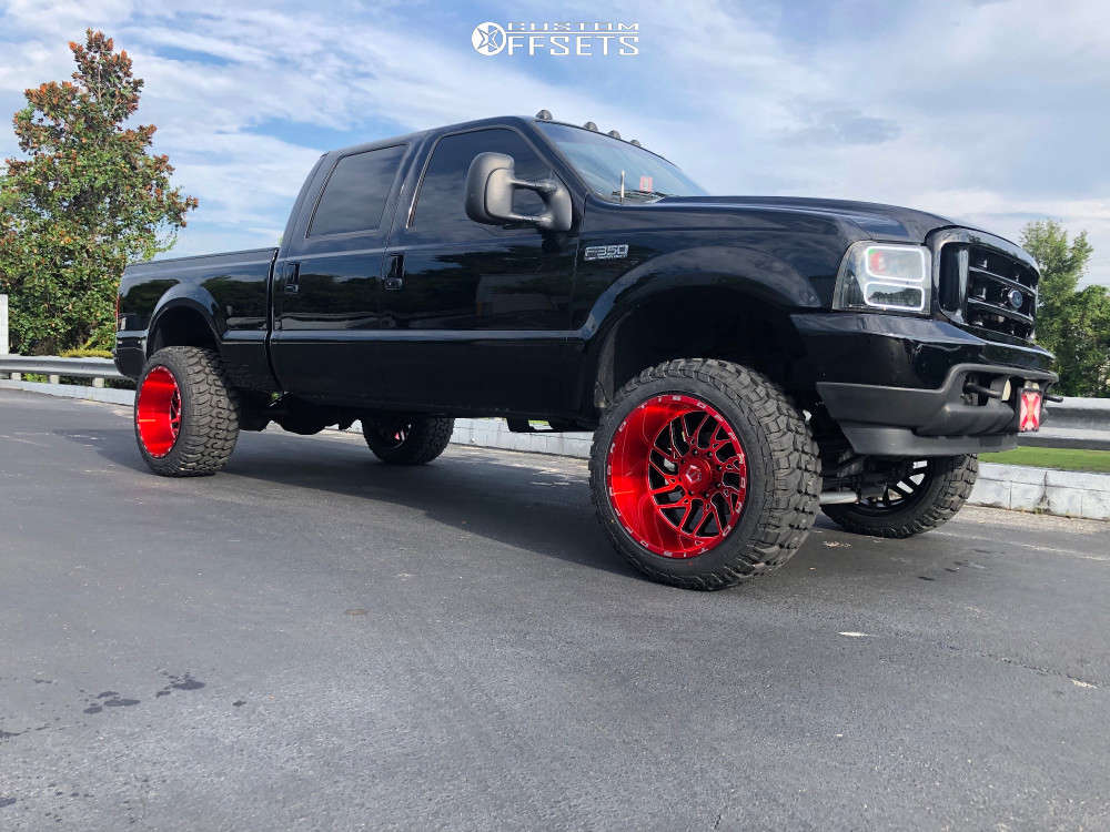 2003 Ford F-350 Super Duty with 22x14 -76 TIS 544RM and 35/13.5R22 RBP ...