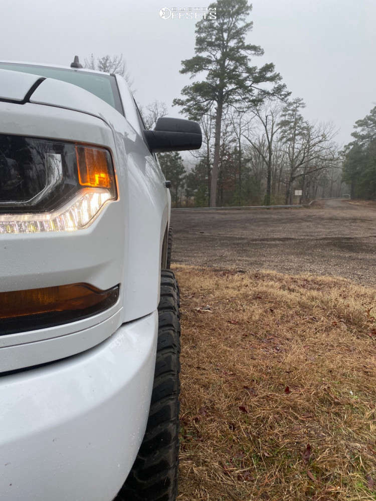 2018 Chevrolet Silverado 1500 with 20x12 -51 Vision Prowler and 33/12 ...