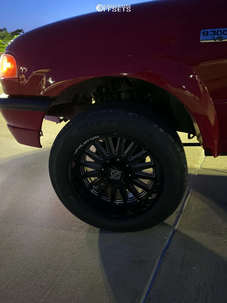 2004 Mazda B3000 with 20x10 -24 Lethal Offroad Lt07 and 305/50R20 Nitto ...