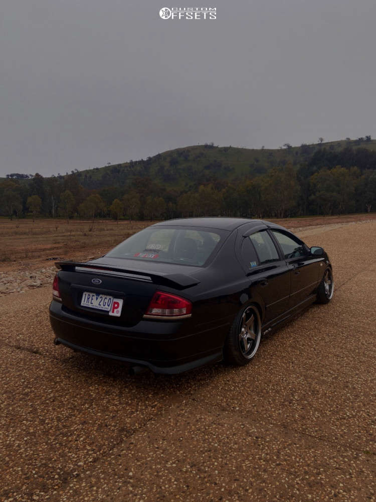 2007 Ford Falcon XR6 with 18x10 18 Work Gt5 and 235/40R18 Achilles 122 ...