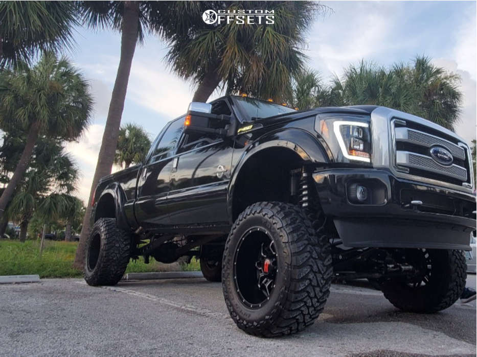 2016 Ford F-250 Super Duty with 20x12 -44 Havok H109 and 38/15.5R20 ...