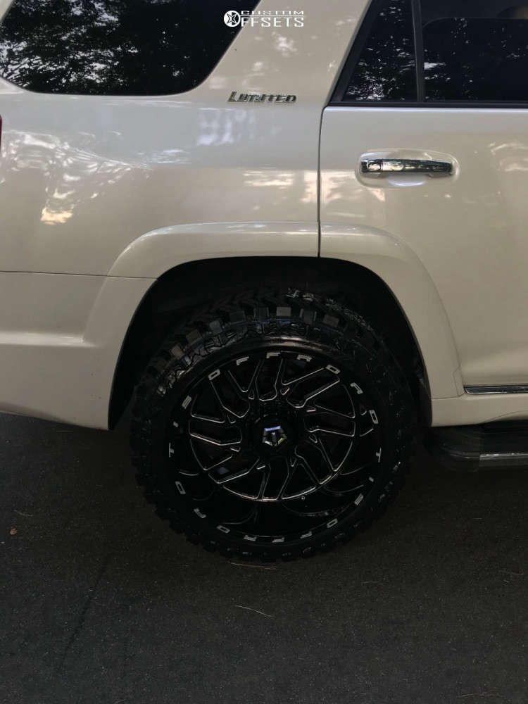 2011 Toyota 4Runner with 22x12 -44 TIS 544BM and 33/12.5R22 Atturo ...