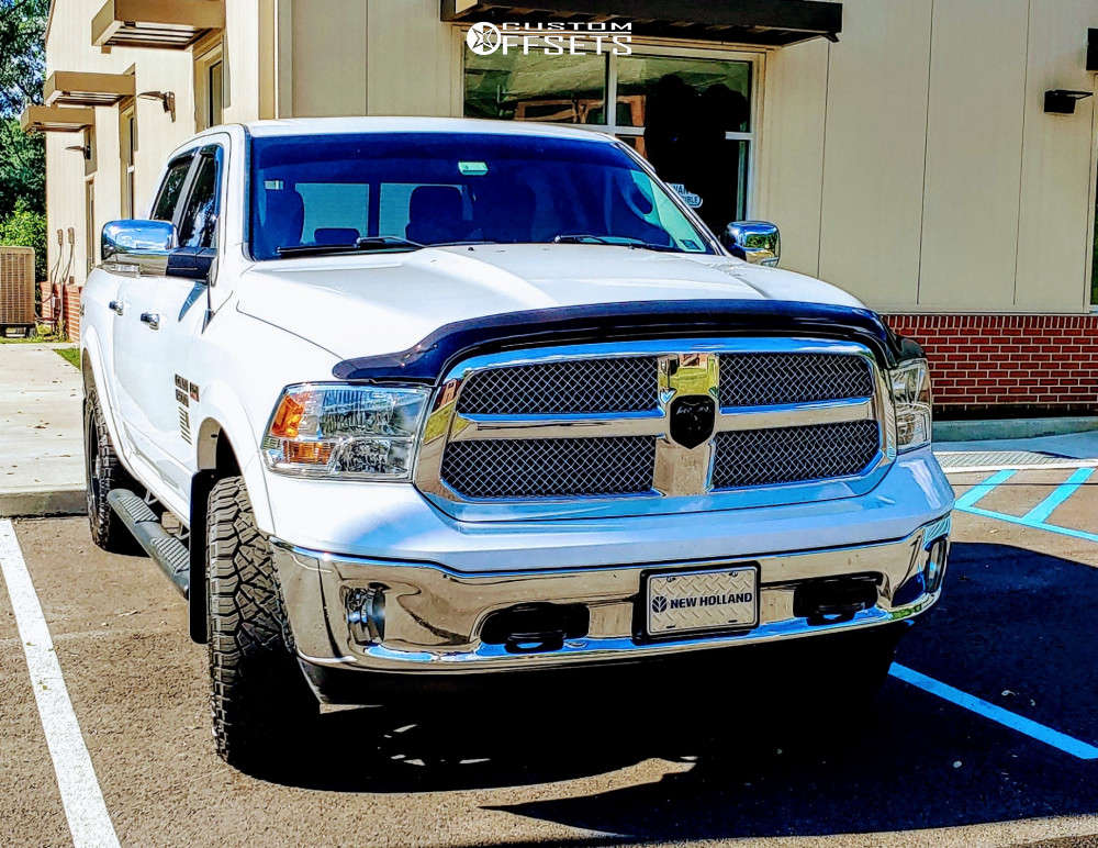 2018 Ram 1500 with 20x9 0 Dropstars 657bm and 275/60R20 Nitto Ridge ...