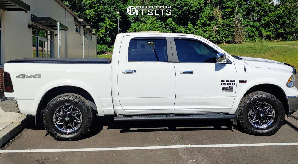 2018 Ram 1500 with 20x9 0 Dropstars 657bm and 275/60R20 Nitto Ridge ...