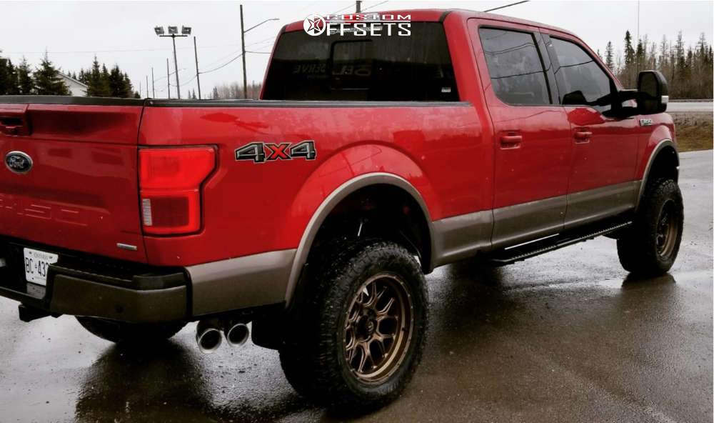2020 Ford F-150 with 20x10 -18 Fuel Tech and 35/12.5R20 Toyo Tires Open ...