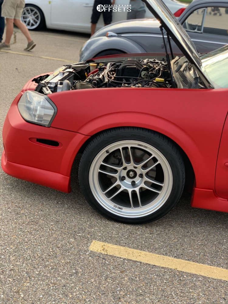 2000 Nissan Maxima with 18x9.5 15 Enkei RPF1 and 255/35R18 Nitto Nt05 ...