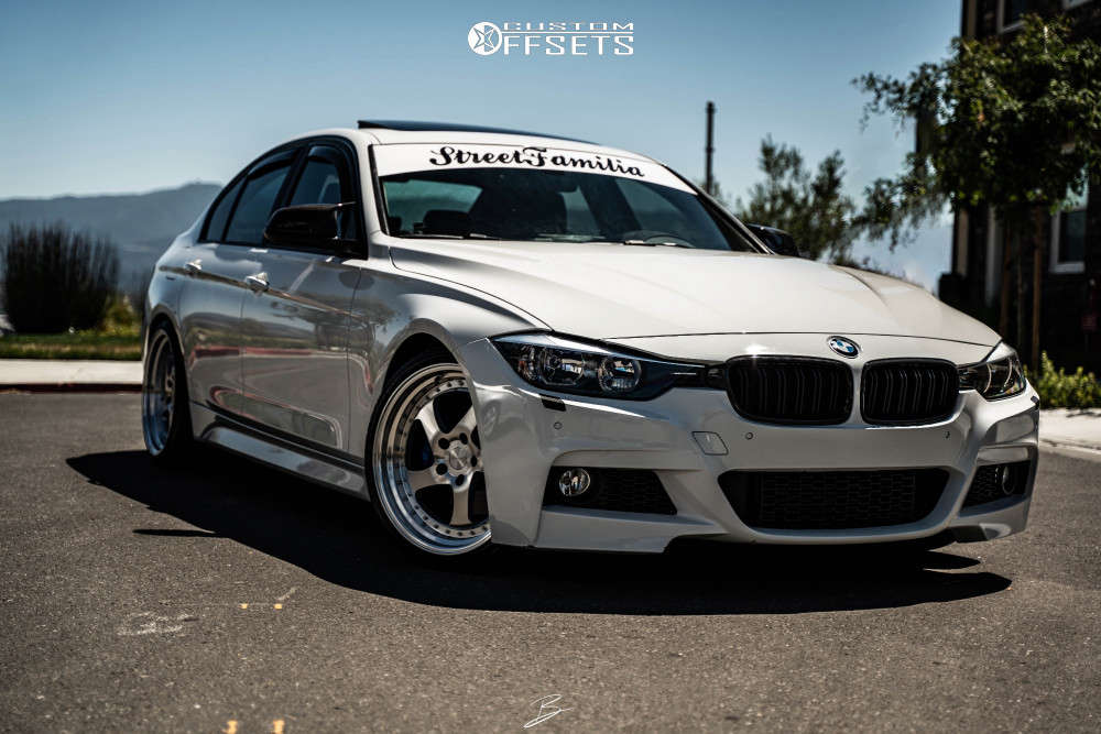 2015 BMW 328i with 19x8.5 30 ESR Sr02 and 225/35R19 Atlas Force Uhp and ...