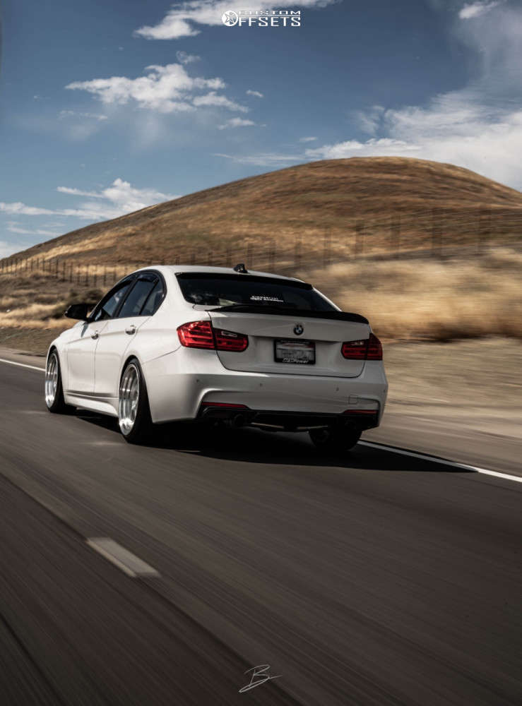 2015 BMW 328i with 19x8.5 30 ESR Sr02 and 225/35R19 Atlas Force Uhp and ...