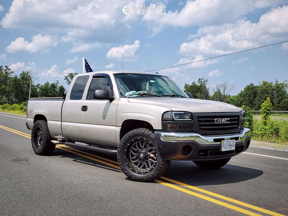2005 GMC Sierra 1500 with 20x10 -24 Pure Grit Ambition and 295/65R20 ...