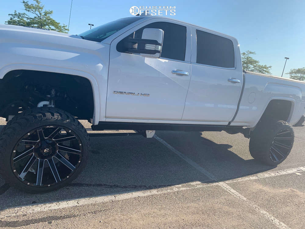 2015 GMC Sierra 2500 HD with 24x14 -76 Fuel Contra and 35/13.5R24 AMP ...