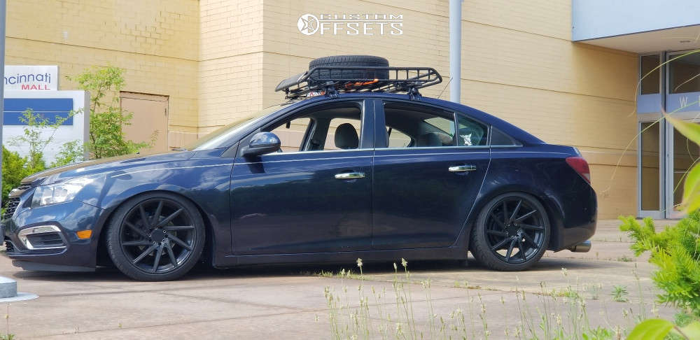 2015 Chevrolet Cruze with 18x8.5 42 F1R F29 and 225/40R18 Federal SS595 ...