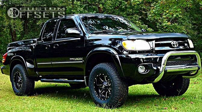 2003 Toyota Tundra with 17x9 -12 Fuel Maverick and 33/11.5R17 Toyo ...