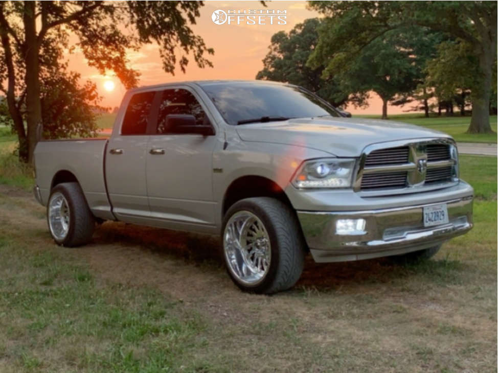 2012 Ram 1500 with 22x14 -76 Fuel Forged Ff30 and 305/45R22 Lexani Lx ...