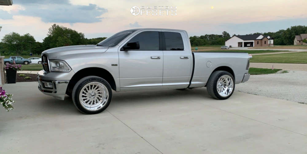 2012 Ram 1500 with 22x14 -76 Fuel Forged Ff30 and 305/45R22 Lexani Lx ...