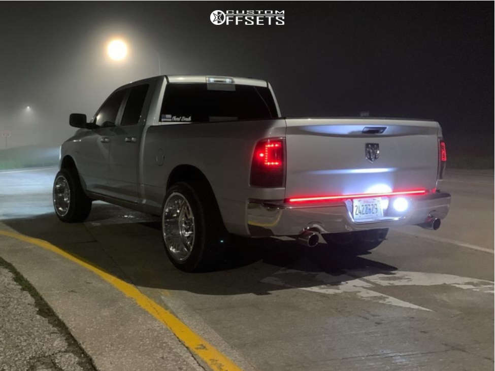 2012 Ram 1500 with 22x14 -76 Fuel Forged Ff30 and 305/45R22 Lexani Lx ...