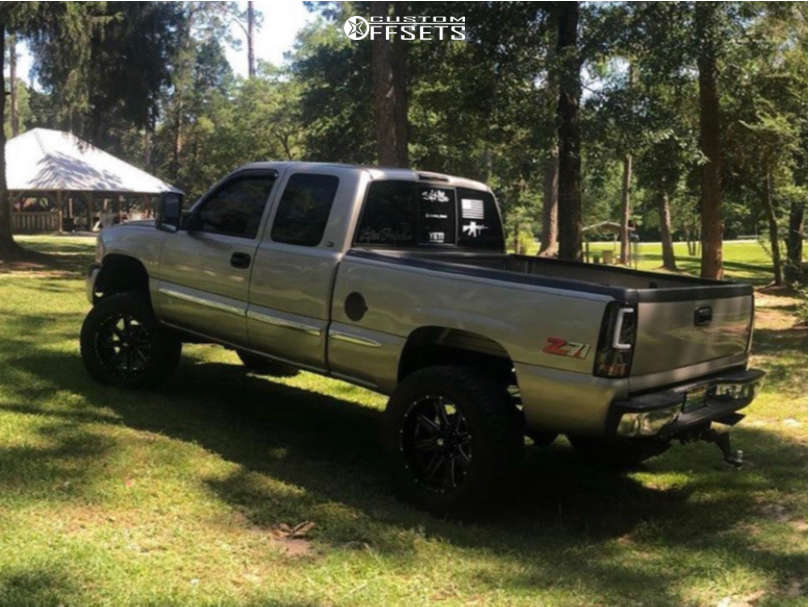 2002 GMC Sierra 1500 with 20x10 -24 Ballistic Rage and 35/12.5R20 ...