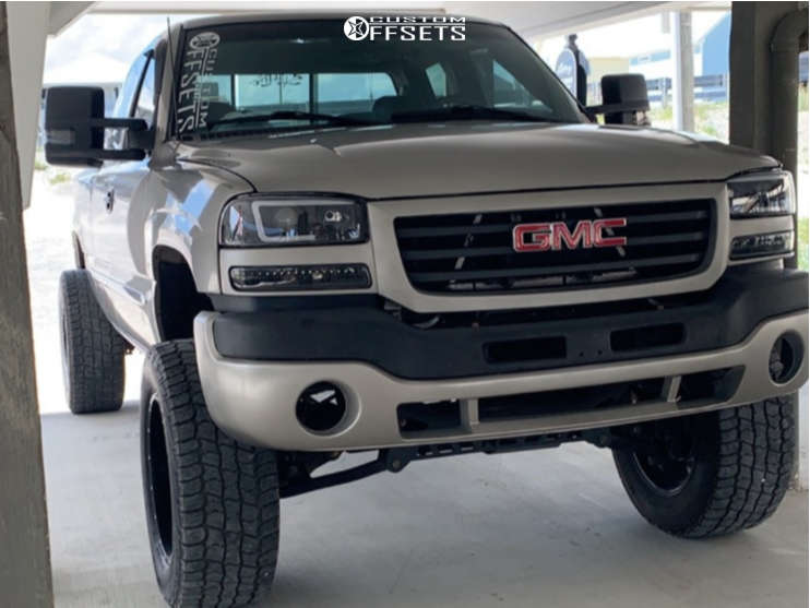 2002 GMC Sierra 1500 with 20x10 -24 Ballistic Rage and 35/12.5R20 ...