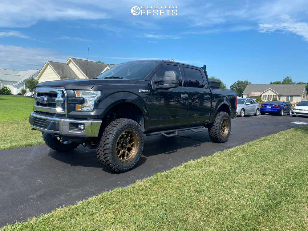2015 Ford F-150 with 20x10 -18 Fuel Tech and 315/60R20 Toyo Tires Open ...