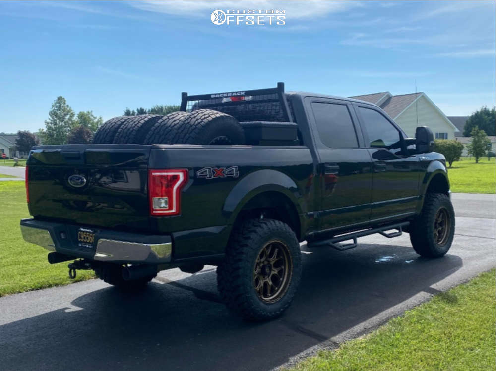 2015 Ford F-150 with 20x10 -18 Fuel Tech and 315/60R20 Toyo Tires Open ...