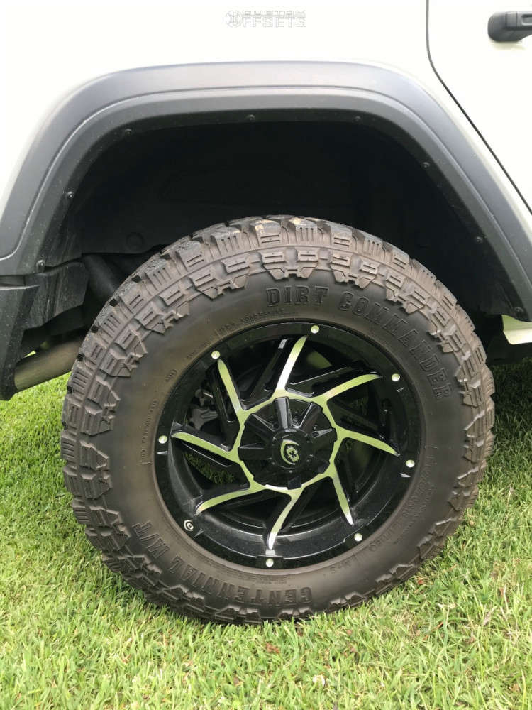2018 Jeep Wrangler with 18x9 -12 Vision Prowler and 275/65R18 ...
