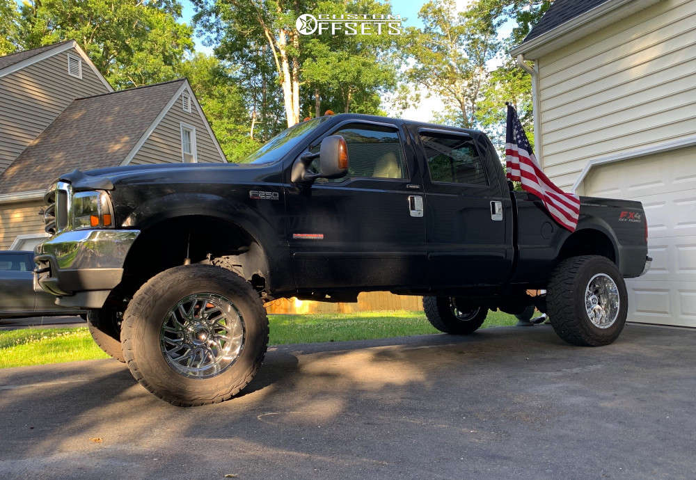 2004 Ford E-250 Super Duty with 20x12 -44 TIS 544C and 37/13.5R20 Toyo ...