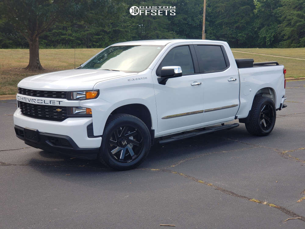 2019 Chevrolet Silverado 1500 with 20x10 -25 ARKON OFF-ROAD Lincoln and ...