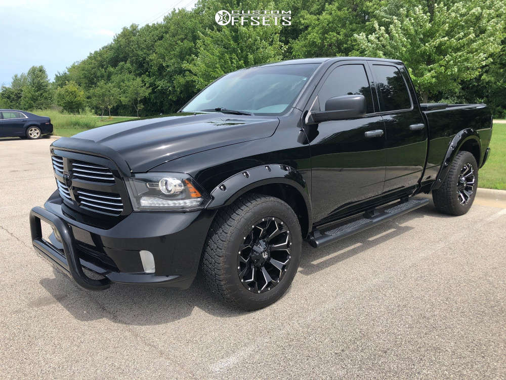 2014 Ram 1500 with 20x9 20 Fuel Assault and 33/60R20 Nitto Terra ...