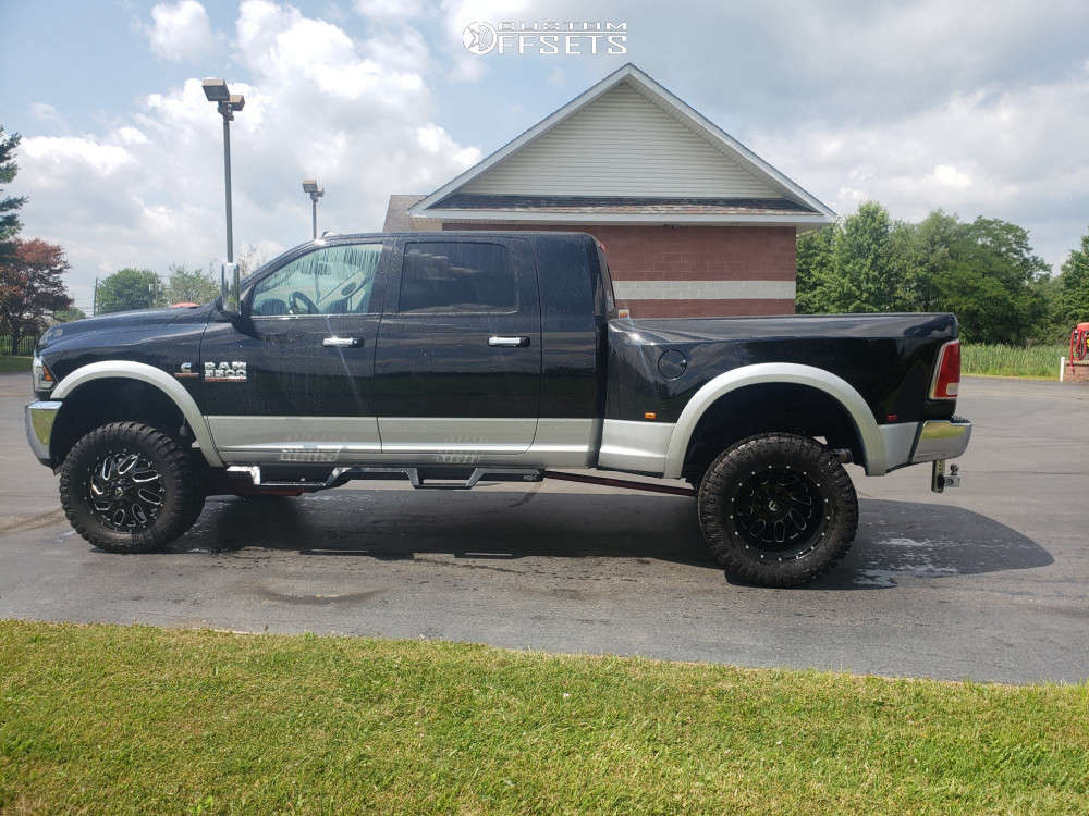 2013 Ram 3500 with 20x12 -44 Fuel Throttle and 35/12.5R20 Legion Diesel ...