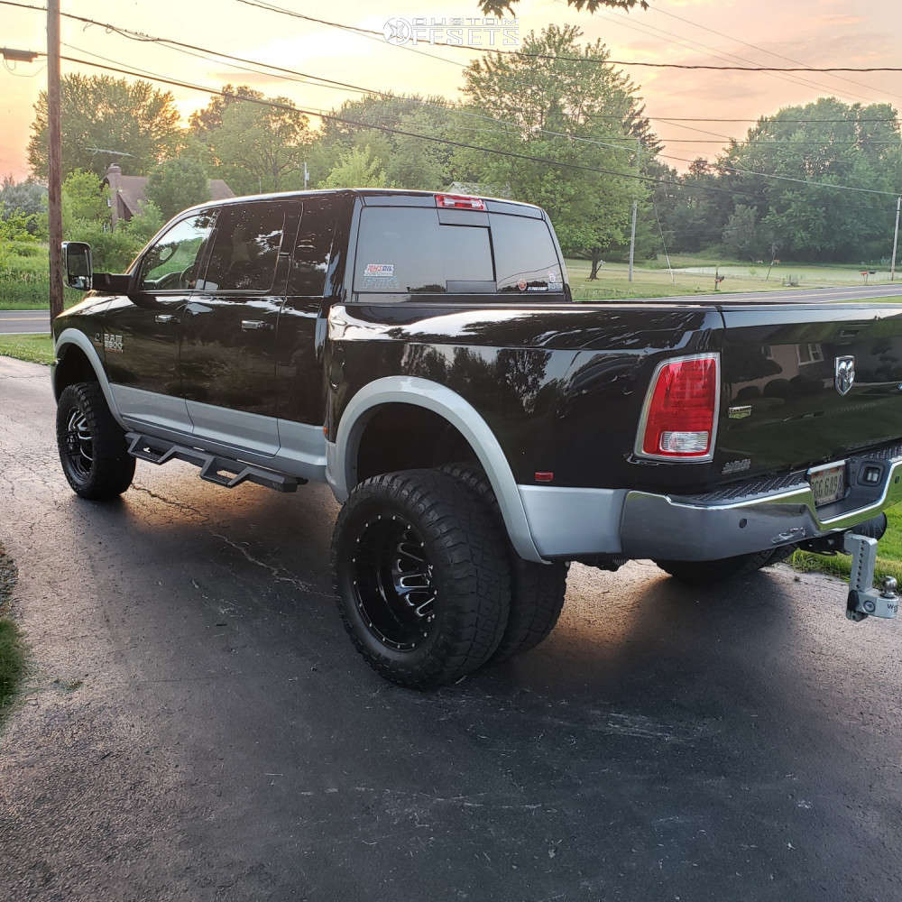 2013 Ram 3500 with 20x12 -44 Fuel Throttle and 35/12.5R20 Legion Diesel ...