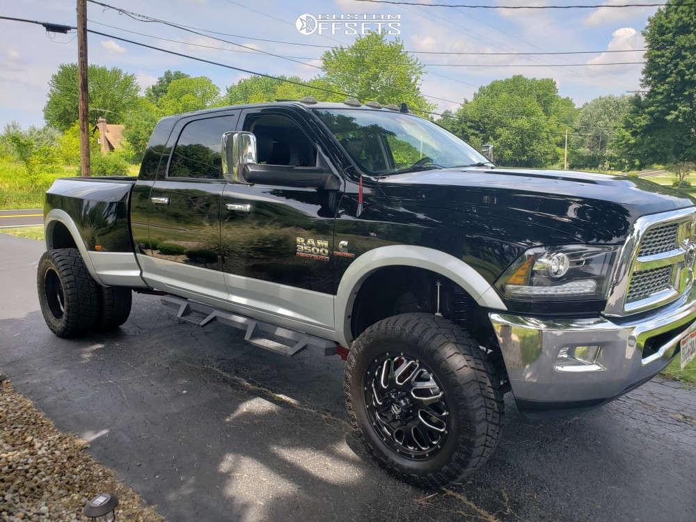 2013 Ram 3500 with 20x12 -44 Fuel Throttle and 35/12.5R20 Legion Diesel ...