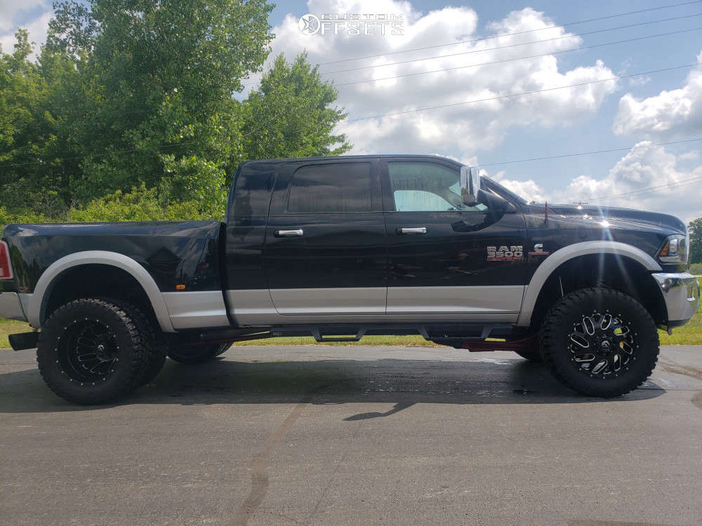 2013 Ram 3500 with 20x12 -44 Fuel Throttle and 35/12.5R20 Legion Diesel ...