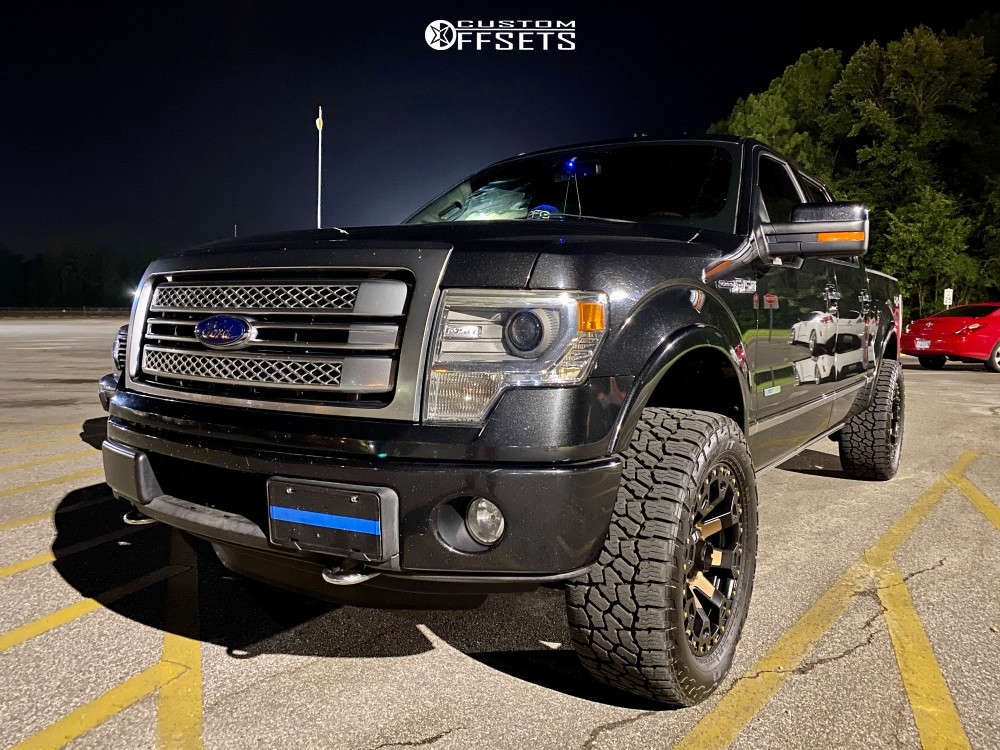 2013 Ford F-150 with 20x9 -12 Ballistic Moab and 305/55R20 Falken ...