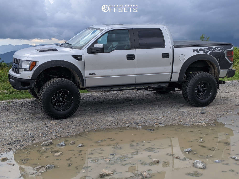 2012 Ford Raptor with 18x12 -44 Fuel Maverick D538 and 37/13.5R18 ...