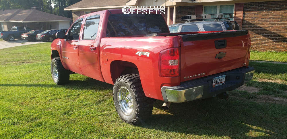 2008 Chevrolet Silverado 1500 with 17x9 0 Raceline Rockcrusher and 33/ ...