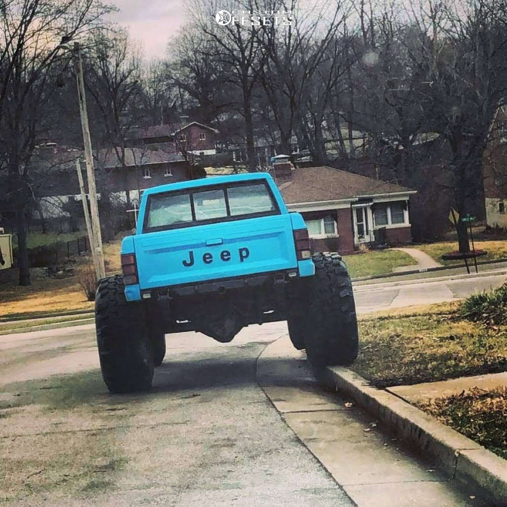 1988 Jeep Comanche with 16.5x16 -139.7 Bart Wheels Custom Altered and ...