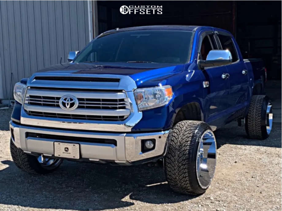2014 Toyota Tundra with 24x14 -76 American Truxx Vortex and 305/35R24 ...
