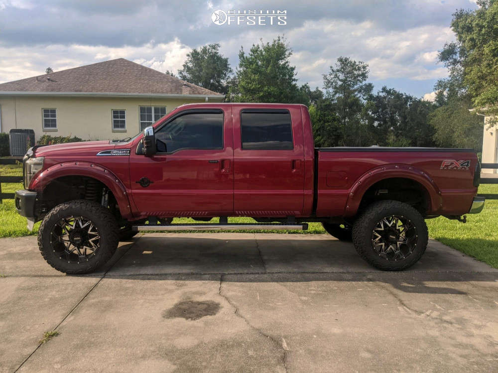 2014 Ford F-250 Super Duty with 22x12 -44 Ultra Carnivore and 37/13 ...