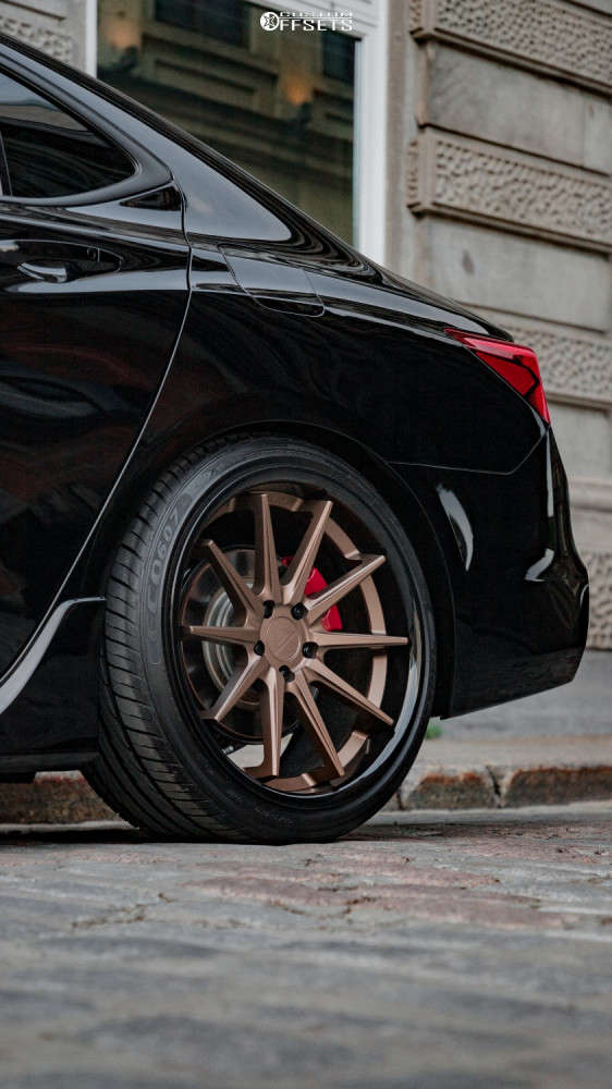 2019 Acura TLX with 20x10 45 Ferrada FR4 and 255/35R20 Mazzini Eco and ...