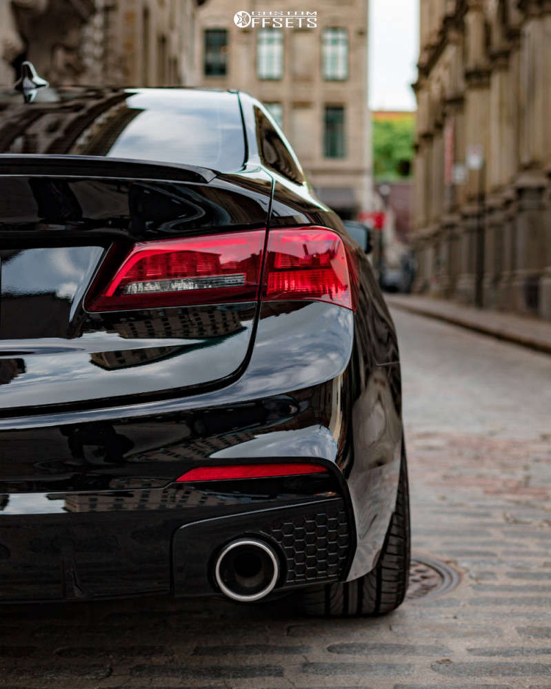 2019 Acura TLX with 20x10 45 Ferrada FR4 and 255/35R20 Mazzini Eco and ...