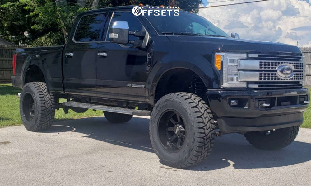 2018 Ford F-350 Super Duty with 20x12 -44 Axe Offroad Artemis and 38/13 ...