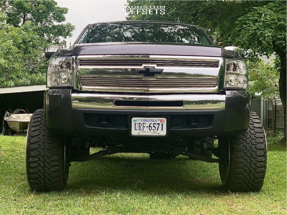 2010 Chevrolet Silverado 1500 with 24x14 -76 Tuff T2a and 35/12.5R24 ...