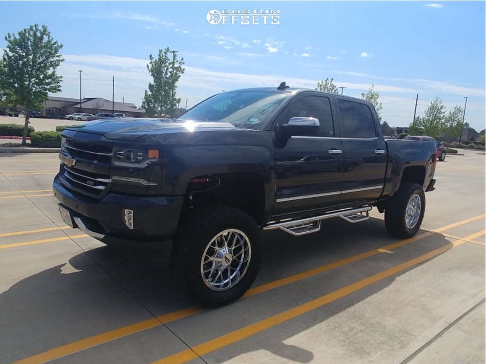 2018 Chevrolet Silverado 1500 with 20x9 0 Moto Metal Mo986 and 35/12 ...