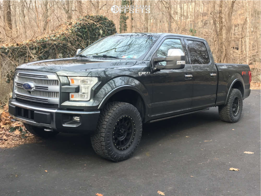 2015 Ford F-150 with 18x9 18 Method Mesh and 33/12.5R18 Nitto Ridge ...