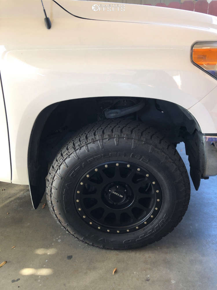 2016 Toyota Tundra with 18x9 -25 Method Mr315 and 275/75R18 Nitto Terra ...