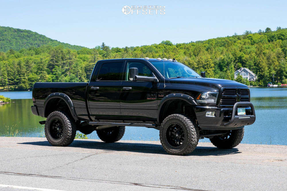 2016 Ram 2500 with 20x10 -18 Fuel Sledge and 37/12.5R20 Mickey Thompson ...