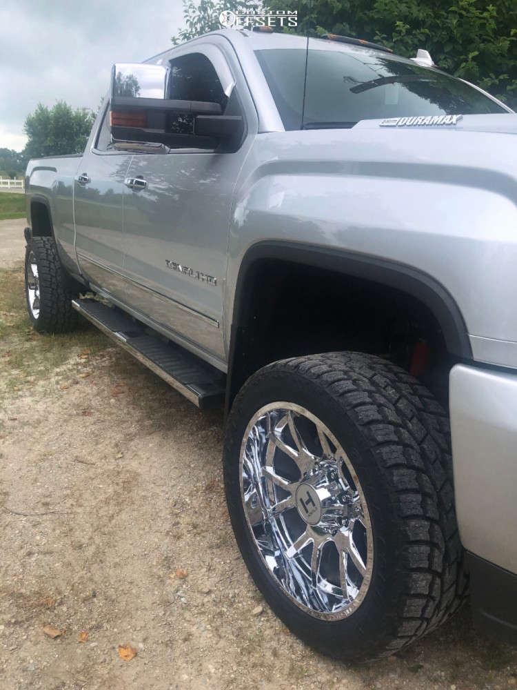 2018 GMC Sierra 2500 HD with 22x10 -25 Hostile Rage and 33/12.5R22 Toyo ...